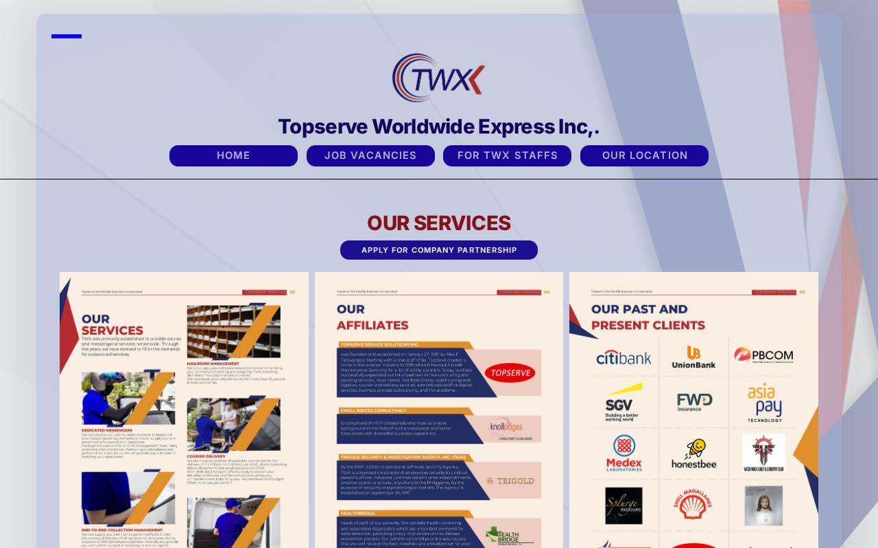Topserve Express : Bulletin